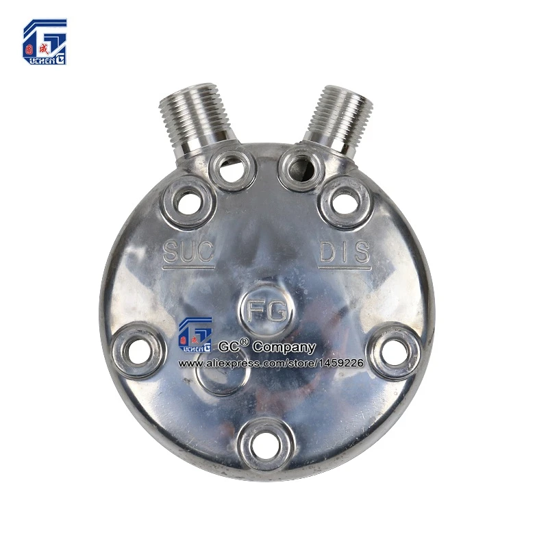 A/C Compressor Rear Back Head FL / FN VERTICAL Charge Ports 3/4'' 7/8 ...