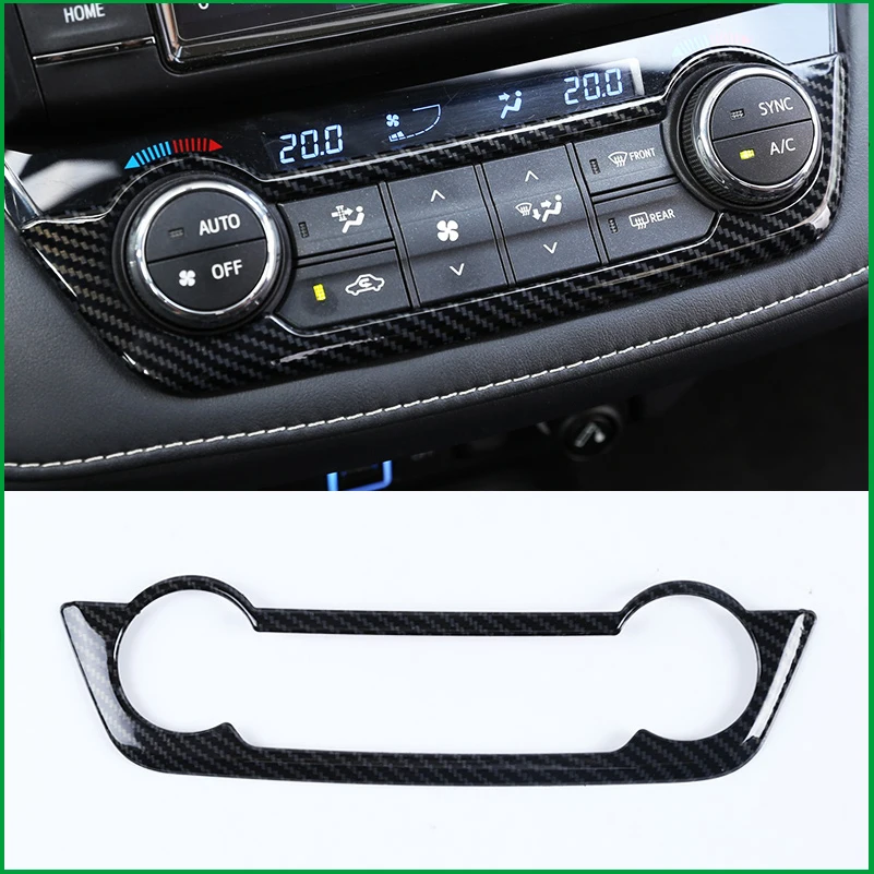 Car styling FOR TOYOTA RAV4 2014 2015 2016 2017 AC SWITCH CONTROL PANEL ...