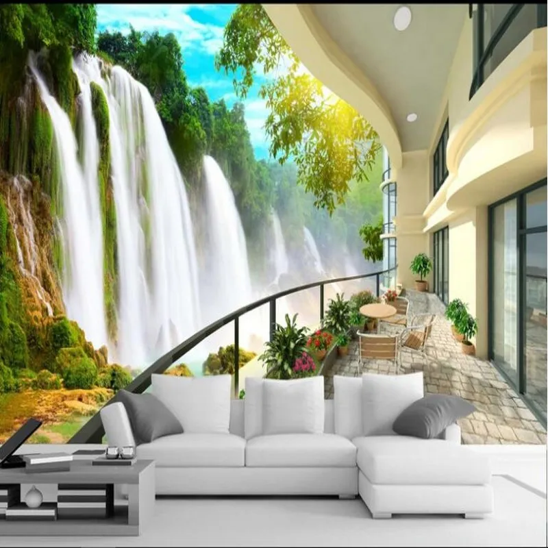wellyu Custom large scale murals high definition beauty landscape ...