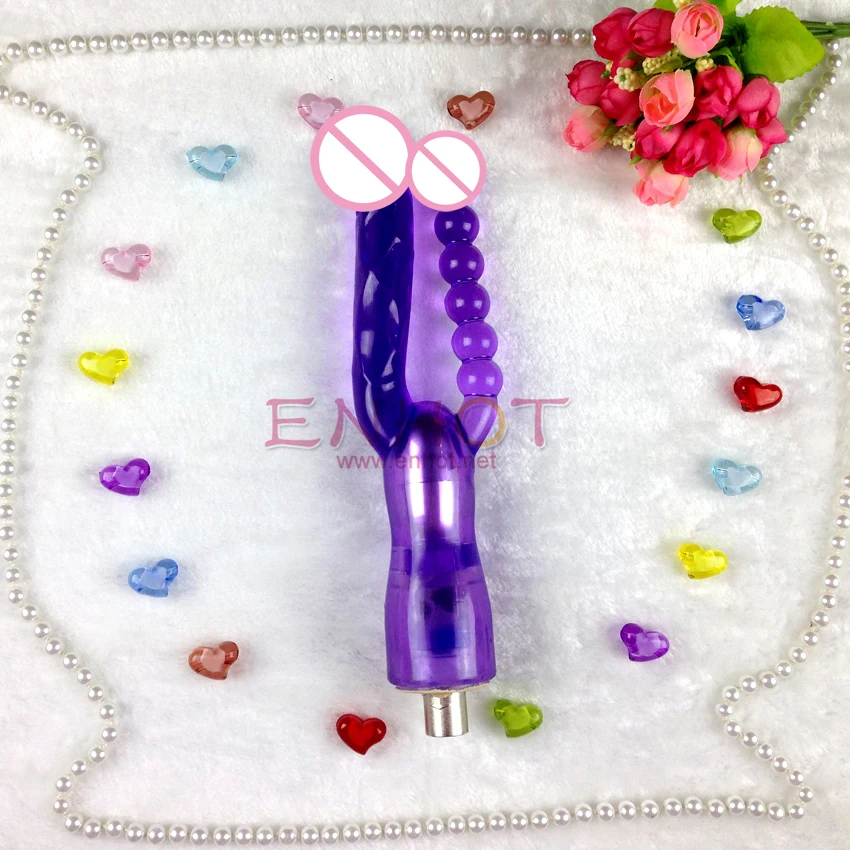2016-crystal-double-head-enhance-vagina-anal-Sex-machine-attachment-sex ...
