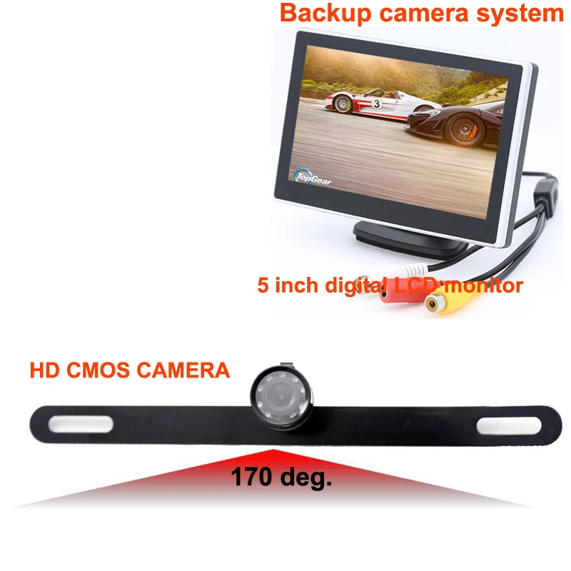 RV 5000 4 quality first rear vision camera system with 5" digital LCD ...