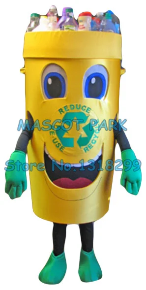 Recycle Can Mascot Costume For Adult Trash Can Waste Ash Bin Garbage ...