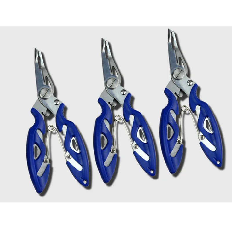 Fish Grip Lure Fishing Pliers Multi Purpose Cutter Clamp Plier angle ...