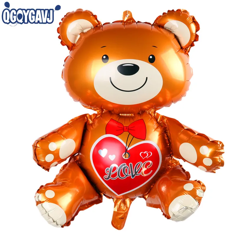 QGQYGAVJ Big Bear 3D foil balloons Classic Toys globos Helium balloons ...