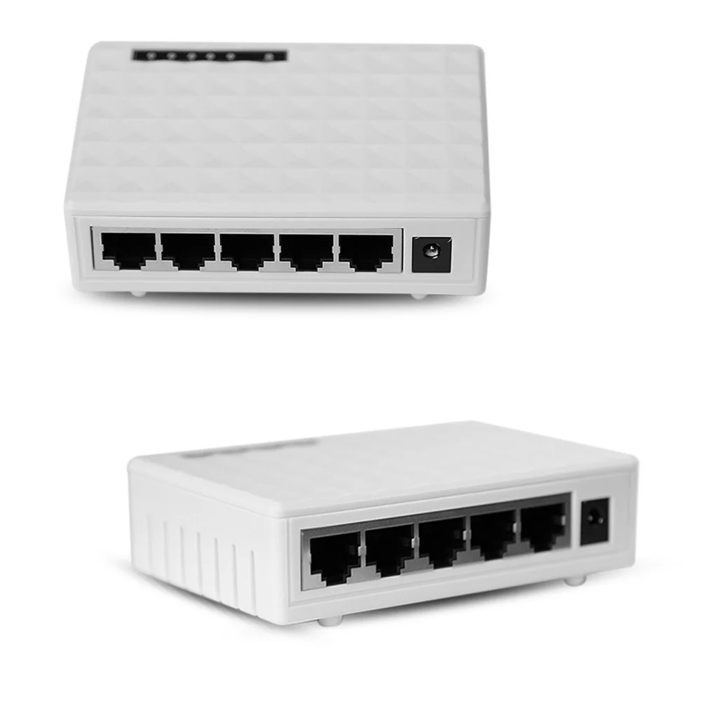 High Speed Mini 5 Ports Gigabit Network Switch Smart Ethernet Splitter ...