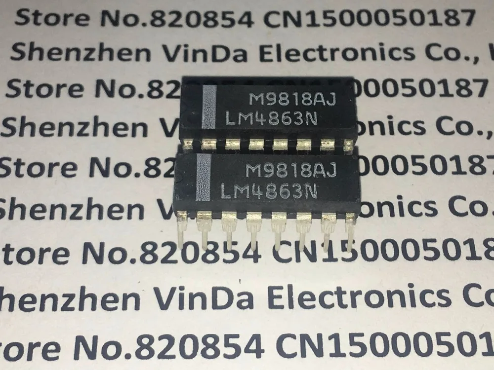 50 pçs/lote LM4863N LM4863 DIP16|lot|lot lot - AliExpress