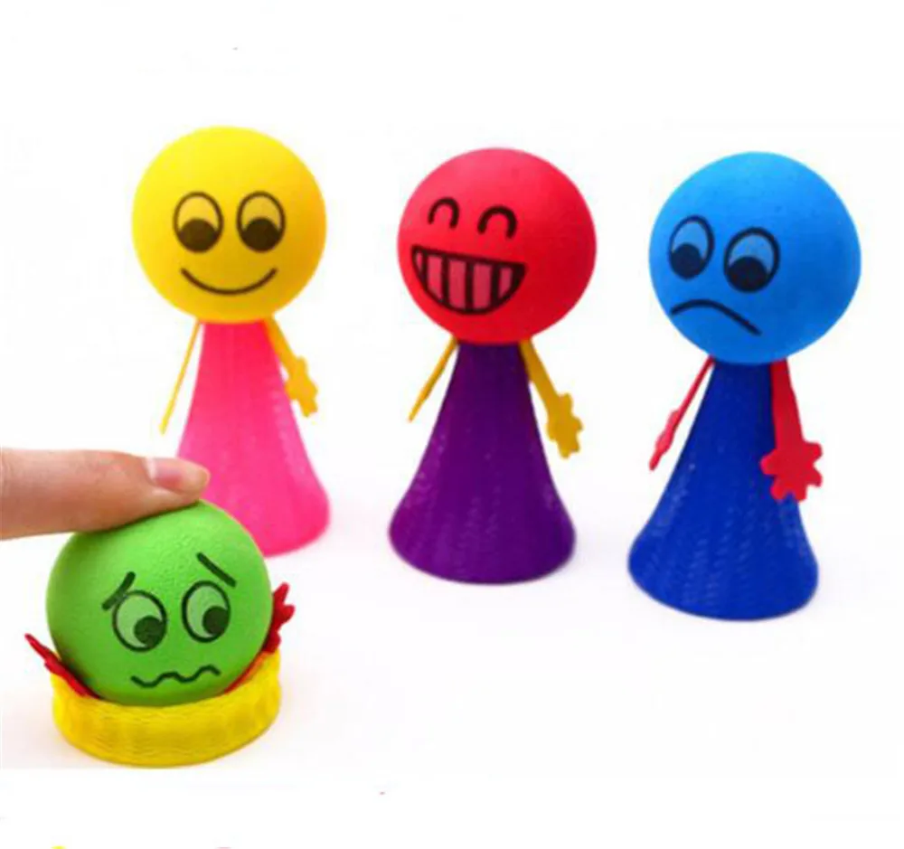 Children Kids Small Cute Bounce Elf Spring Colorful Toys Kindergarten ...