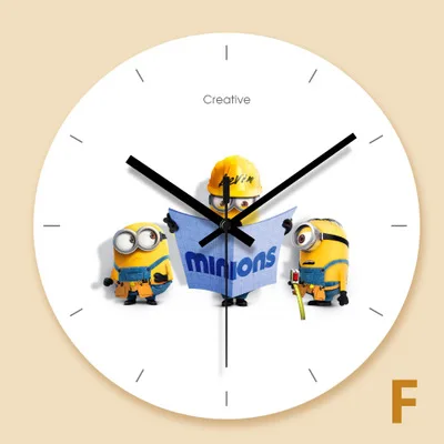 Aliexpress.com : Buy Minions Wall Clock Creative Wall Clock Modern ...