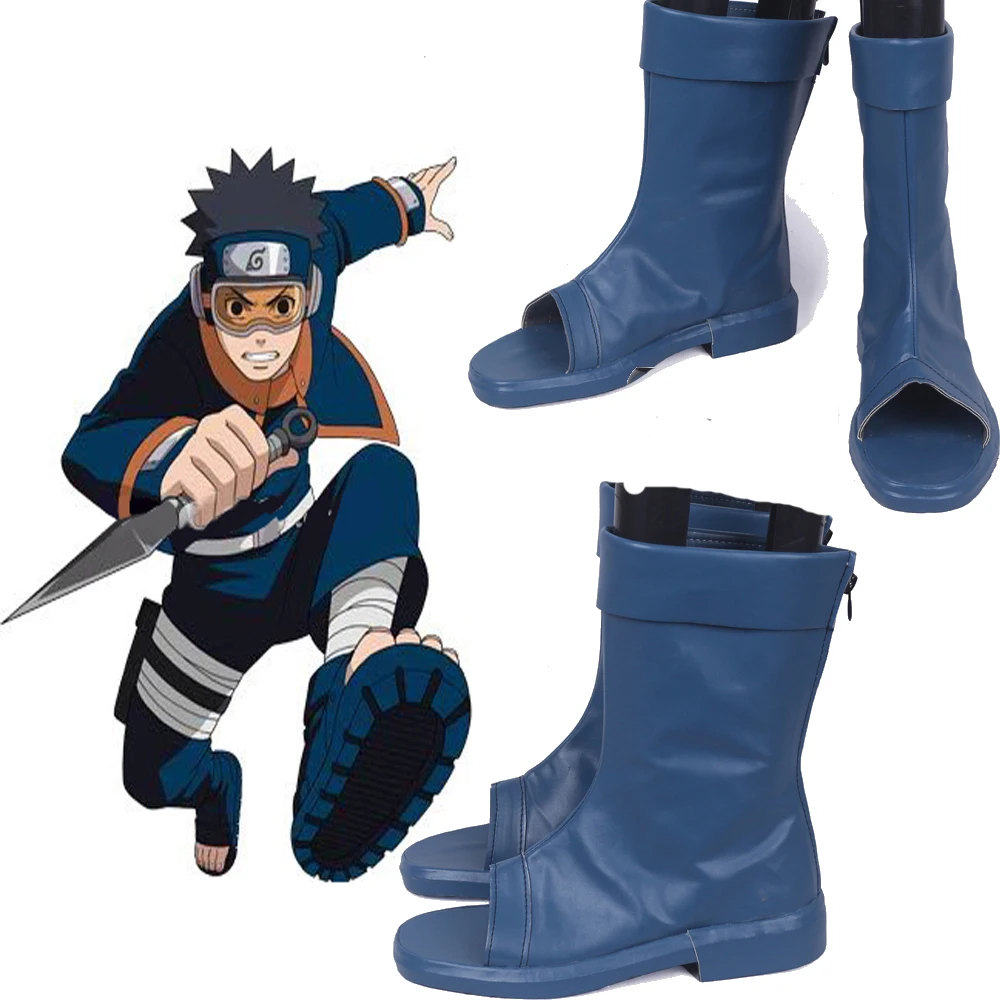 New NARUTO Akatsuki Ninja Tobi Obito Madara Uchiha Obito Cosplay Shoes ...