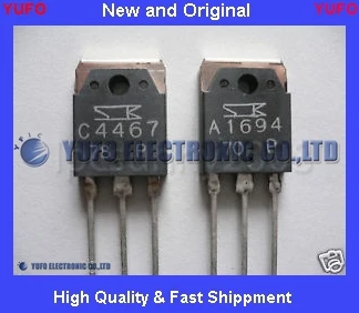 Free Shipping C4467 & A1694 Transistor 120V 8A 80W 1pair.-in ...