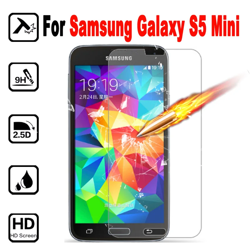 S5Mini защита экрана из закаленного стекла для samsung Galaxy S5 Mini ...
