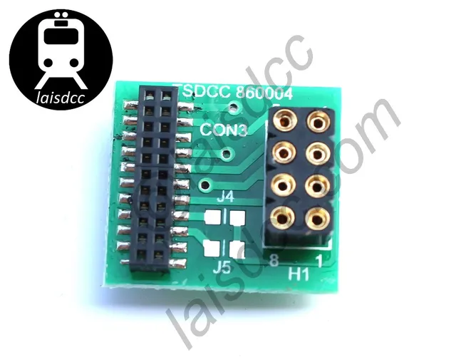 10PCS DCC 21pin to 8pin adaptor/converter. For locos with 21 pin ...