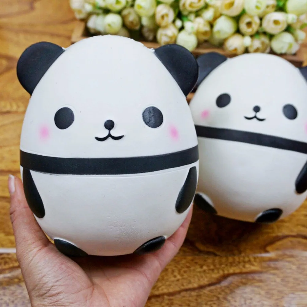 Kawaii Squishy 9cm Cartoon Design Panda Squishy Slow Rising Cream ...