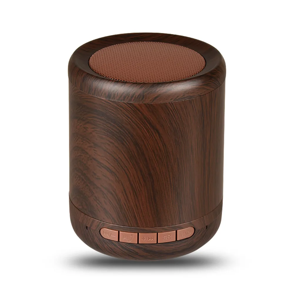 Fashion Mini Portable Walnut Wood Bluetooth Speaker Compatible with All ...