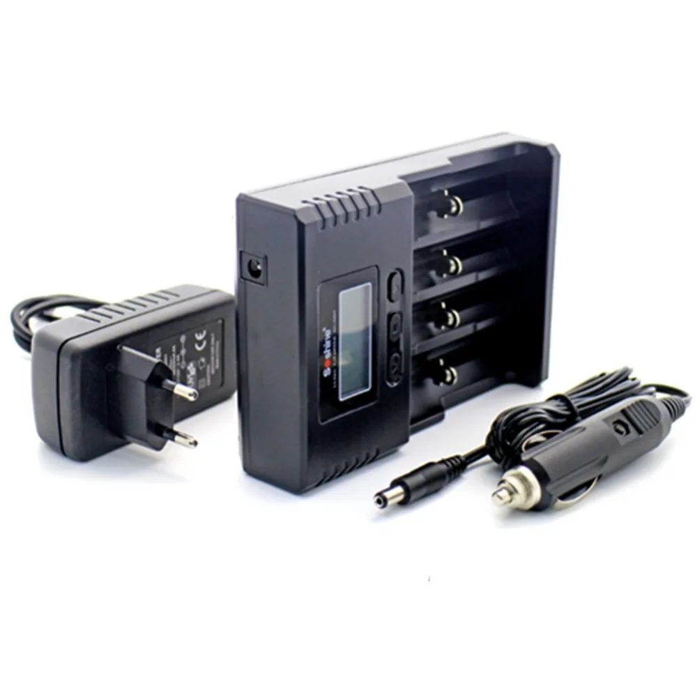 Lcd Li-ion/nimh/ Lifepo4 Battery Charger For 14500 18350 18650 26650 Aa Aaa C - Chargers ...