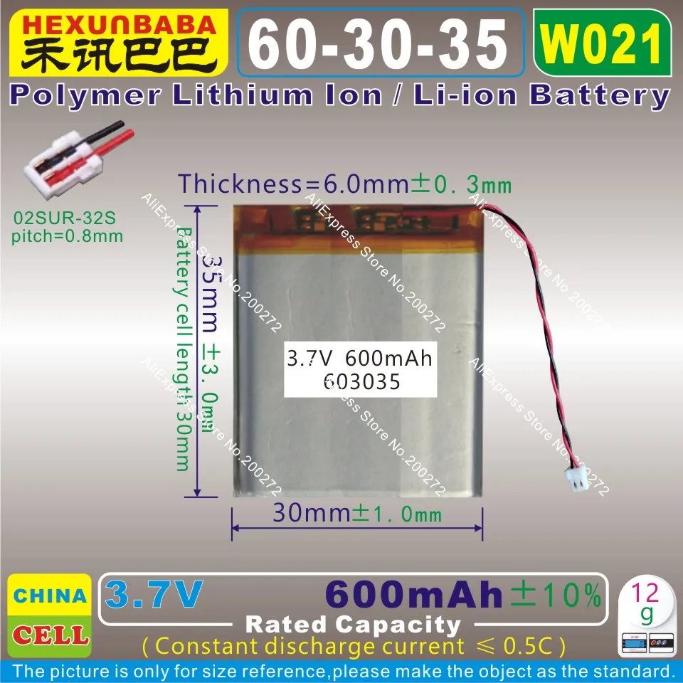 Batería de polímero de iones de litio para reloj inteligente, Pila de iones de litio de 3,7 V ...