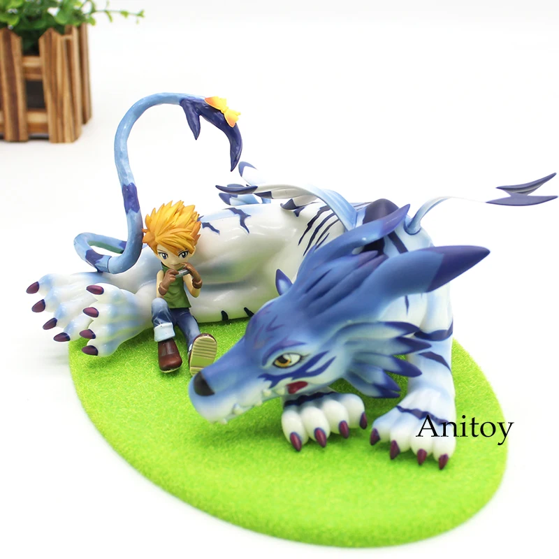 GEM Digimon Adventure Figure Garurumon & Yamato Action Figure Toy for ...