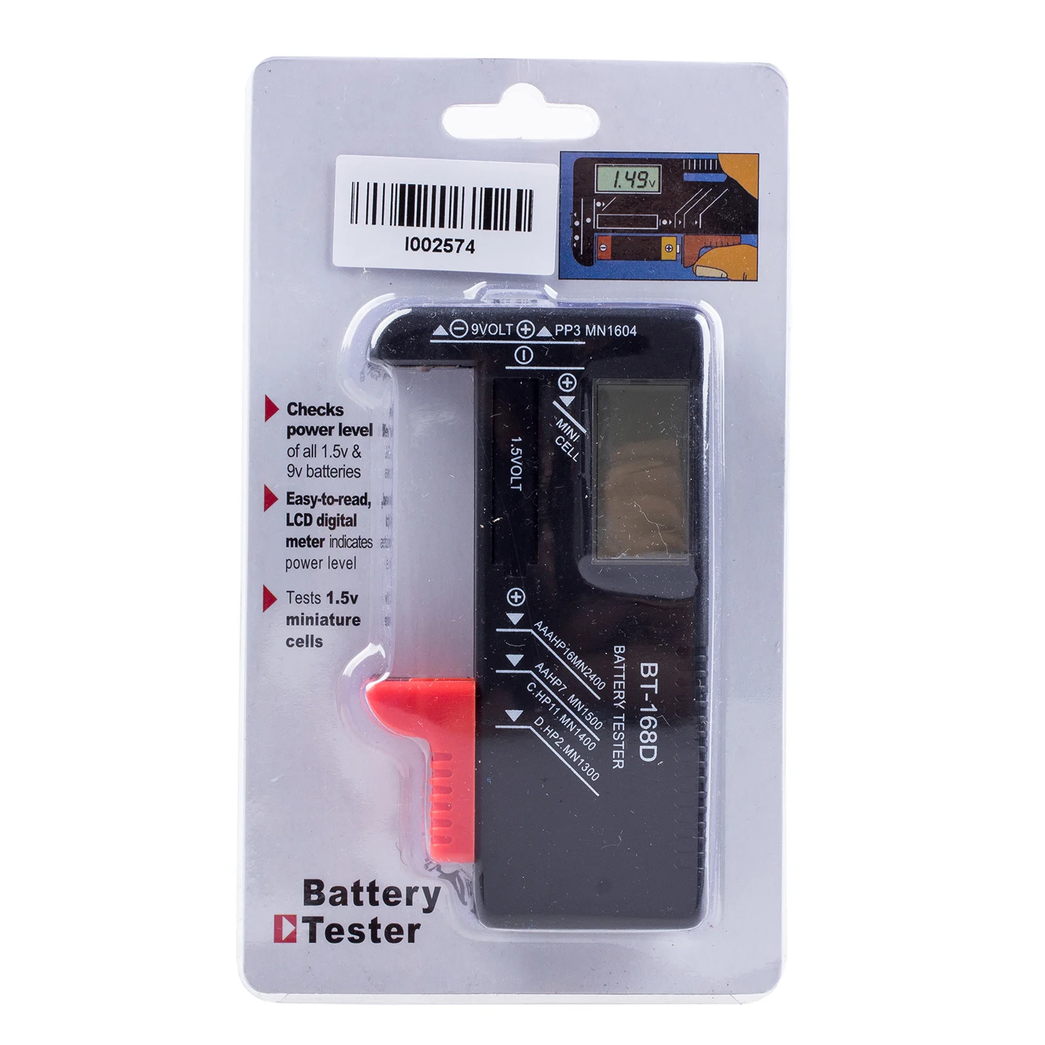 1.5 volt battery test - budbery