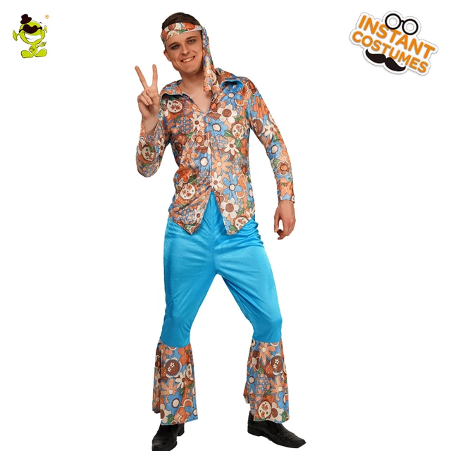 Fun Shack Adults Hippie Costume Men Groovy Pimp Hippy, 58% OFF