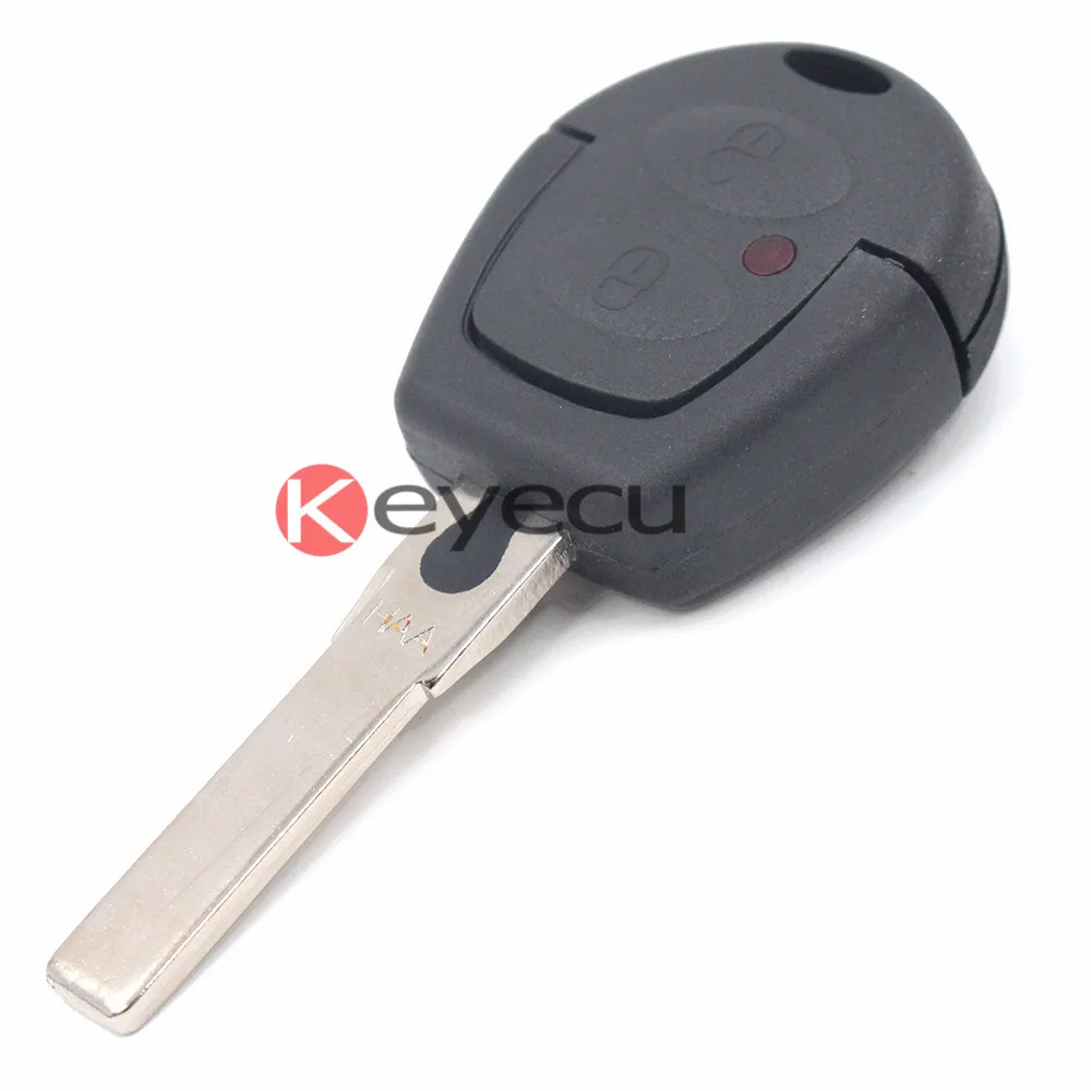 Keyecu For Volkswagen Vw Passat Polo Golf Sharan Bora 2 Buttons Remote ...