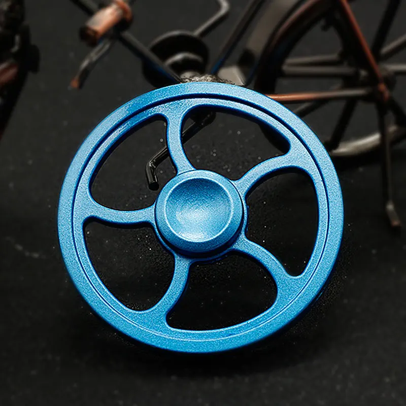 5 7 Mins Round Fire Wheel EDC Fidget Spinner Metal Hand Spinner for ...