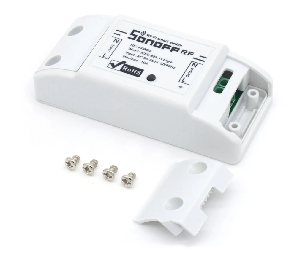 RF Wi-Fi Smart Switch Module - Up to 10A/2200W at 90-250V AC