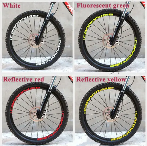 HOT Sale Bike Rim Decals 17 Decals MTB Two Wheel Set Stickers for 26er ...