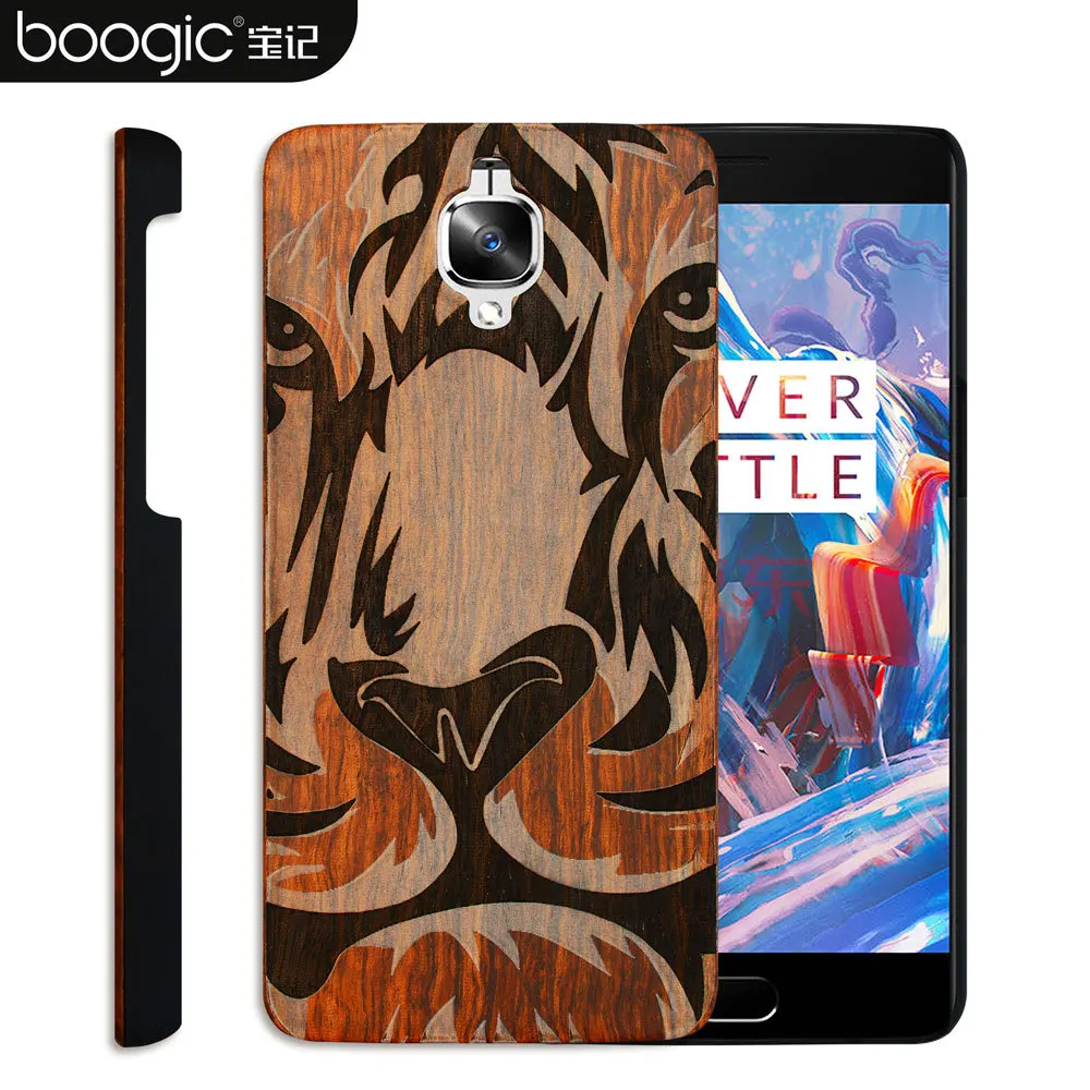 For Oneplus 3 Wood Case Retro Wooden Case for One Plus 3T Hard PC Back ...