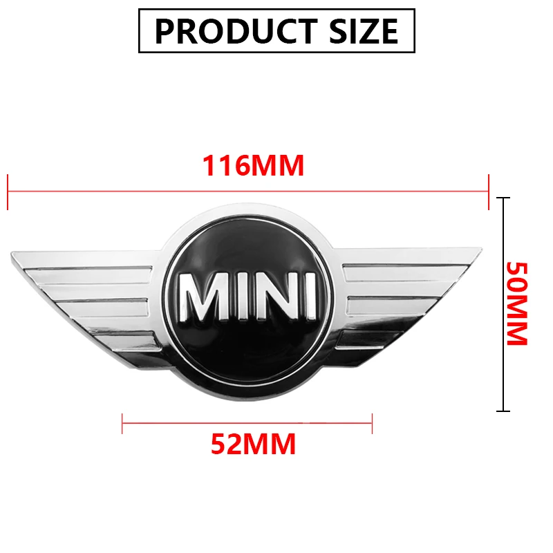 metal 3d MINI Car Badge Emblem logo Stickers For Mini Cooper CABRIO ...