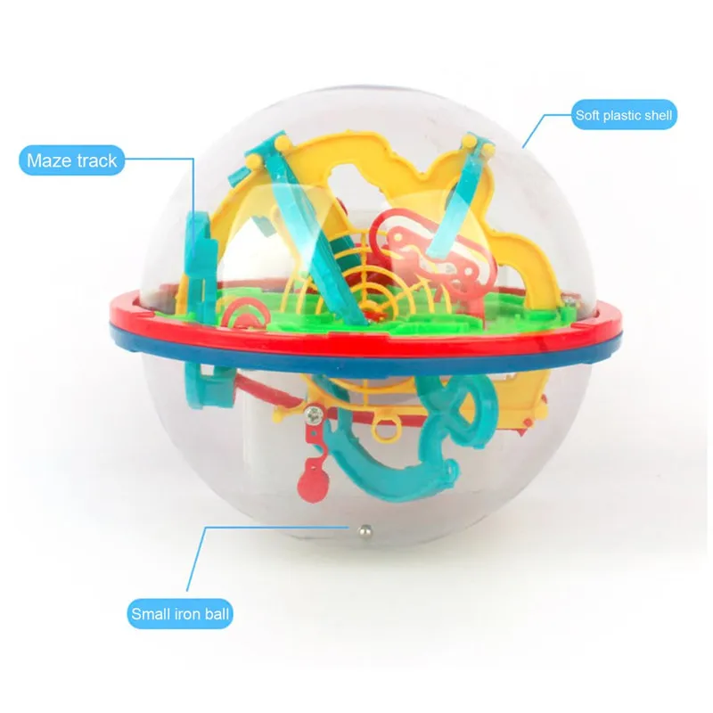 3D plastic magic ball children balance logic ability training toys ...