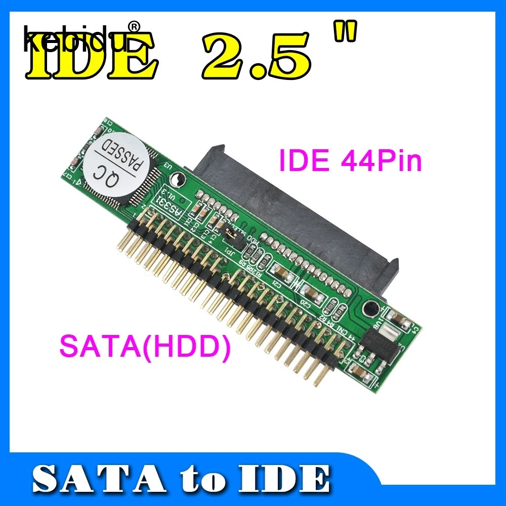 Sata IDE 2.5 Sata 암 2.5 인치 IDE 수 40 핀 포트, 1.5Gbs 지원 ATA 133 100 HDD CD ...