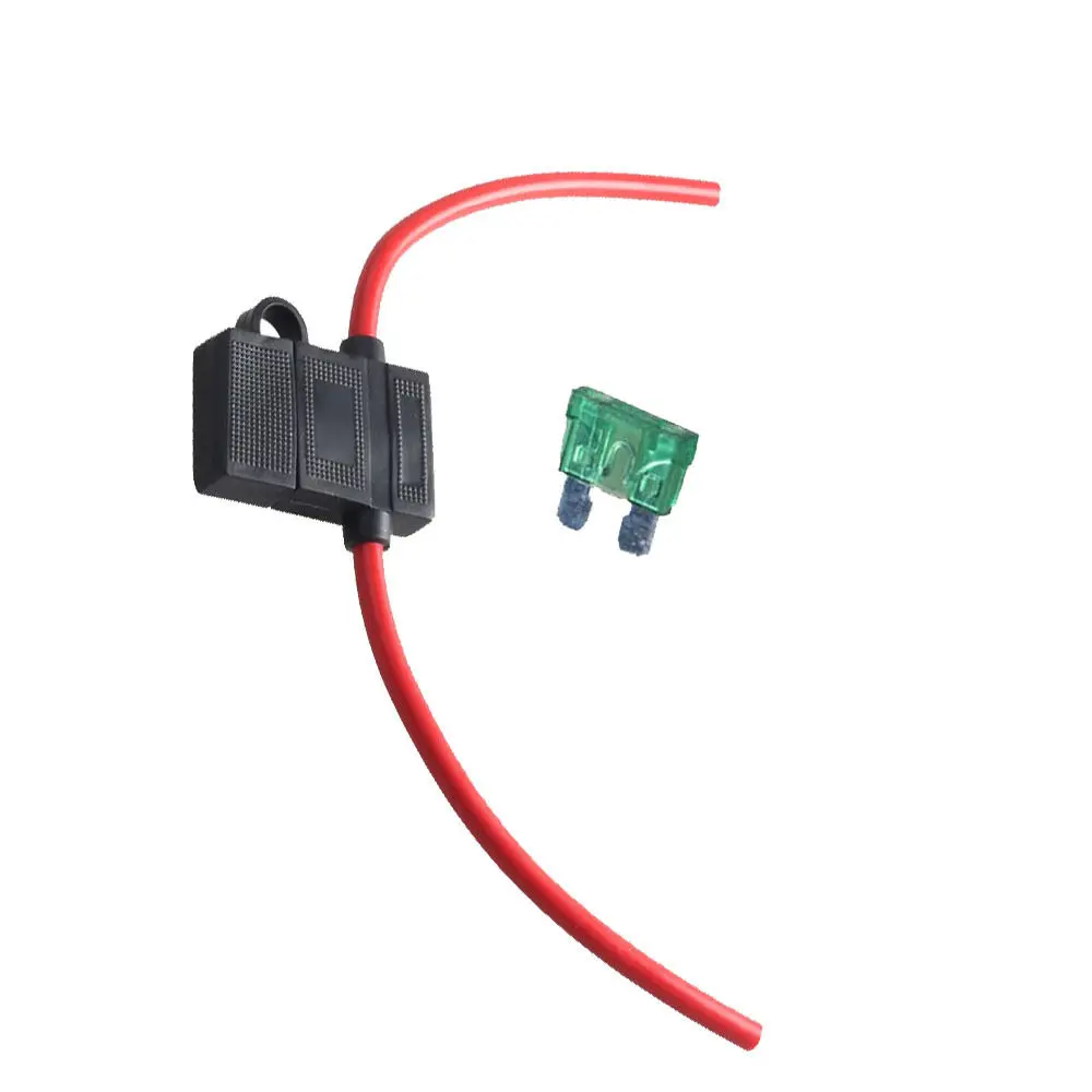 EE support ATC Fuse Holder Box W/ FUSE IN LINE AWG Wire Copper 12V 30A ...