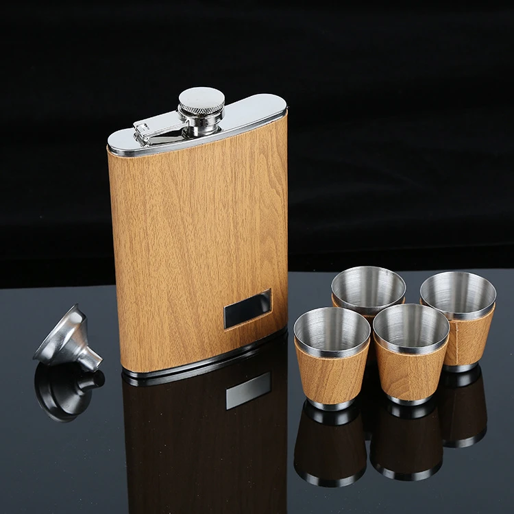 Stainless Steel Alcohol Pocket Flagon | Stainless Steel Hip Flask Set ...