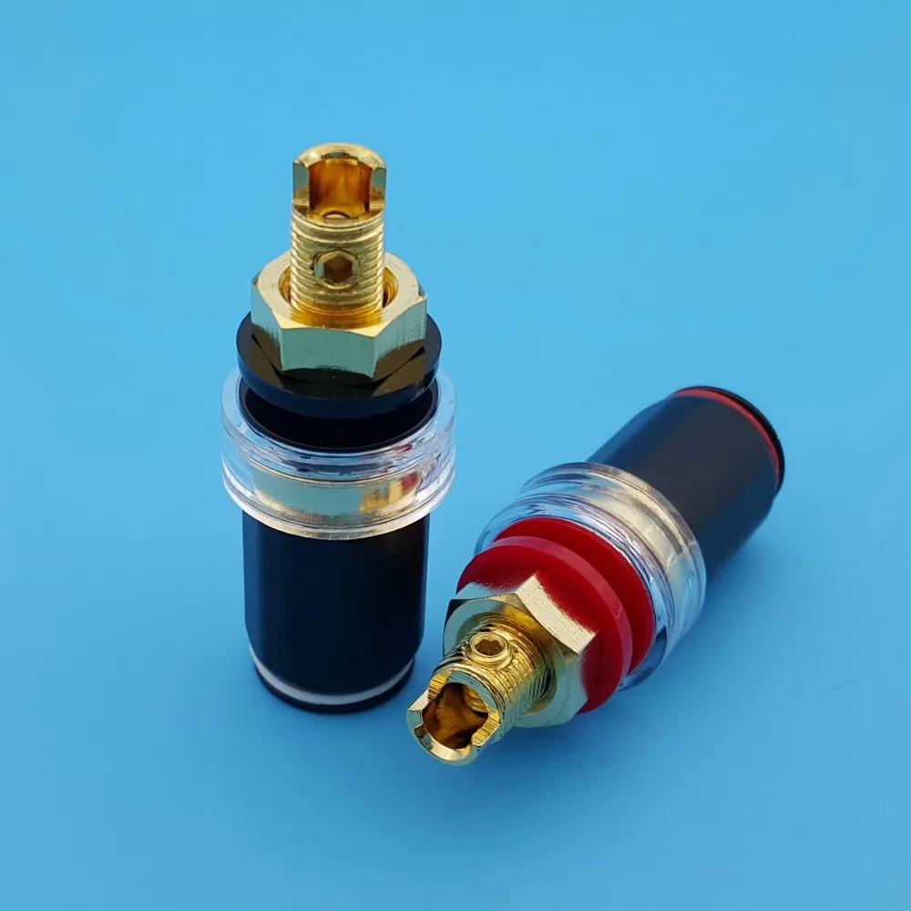 1Pair/2Pcs Amplifier Speaker Cable Terminal Binding Post 50mm Length ...