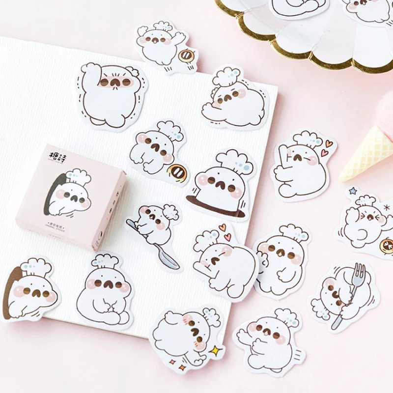 45-pcs-Cute-cartoon-animal-sticker-photo-album-Scrapbook-paper ...