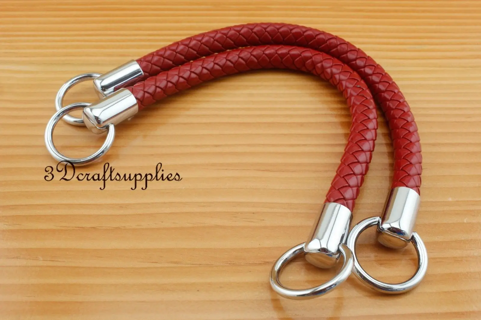Crochet-PU-bag-strap-leather-handles-purse-handles-a-pair-red-12-inch ...