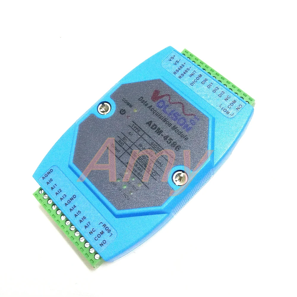 ADM-4586 8 way 4-20mA current acquisition 4 circuit switch quantity input 2 road relay output IO ...