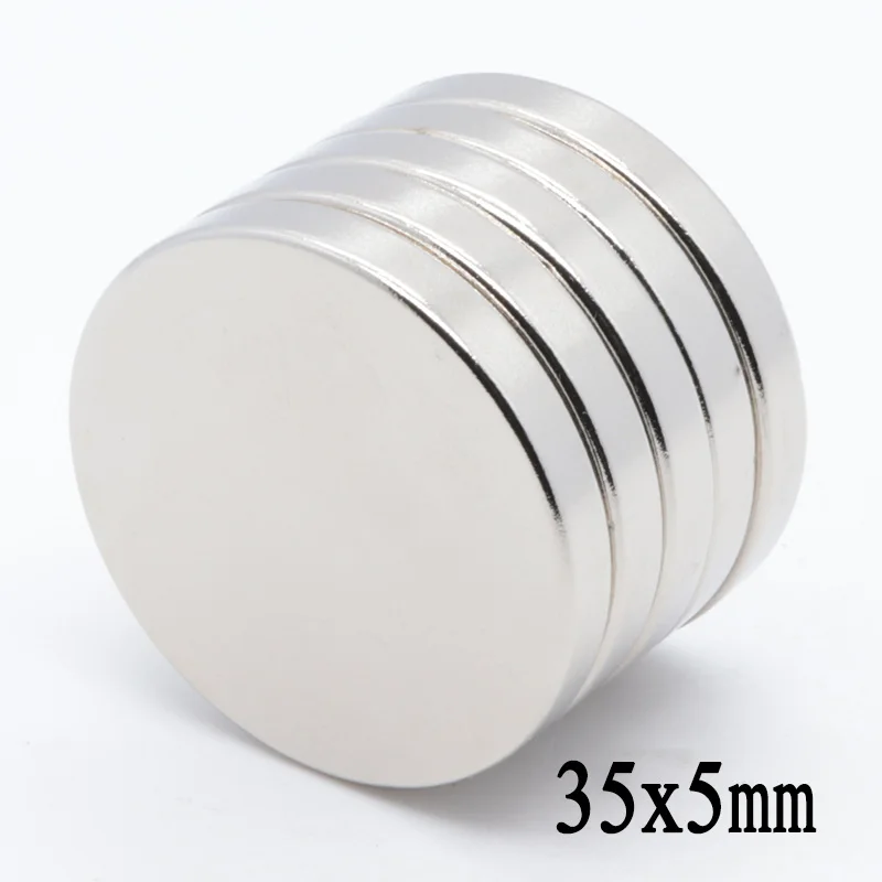 5pcs-lot-35x5-mm-N35-Rare-Earth-Round-Neodymium-Magnets-Super-Strong ...