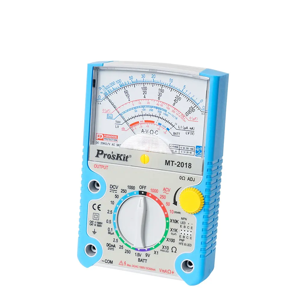 Proskit Mt-2017/mt-2018 Ac/dc Analog Graph Pointer Multimeter Ammeter ...