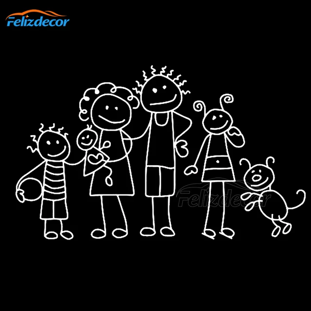Stick Family Clip Art