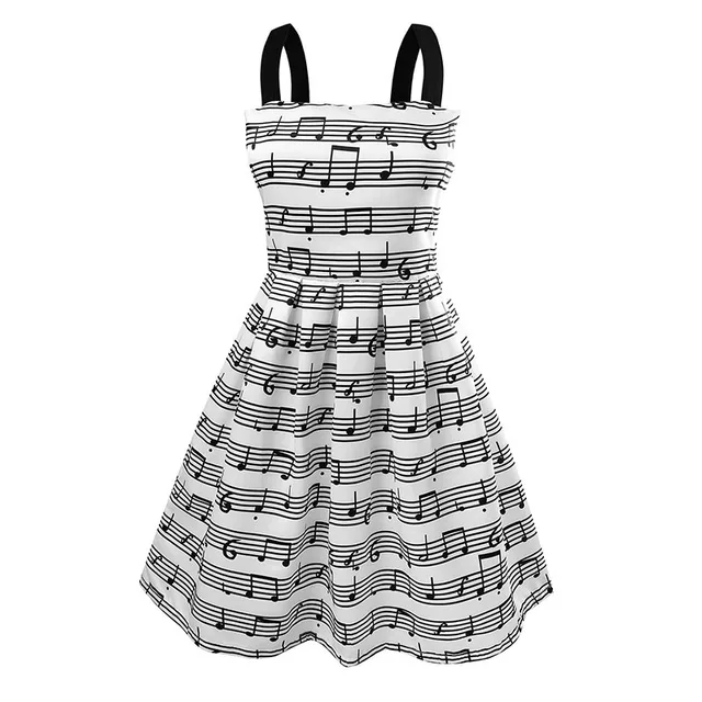 Free shipping Fashion Party Evening Elegant Women's Gowns Music Note ...