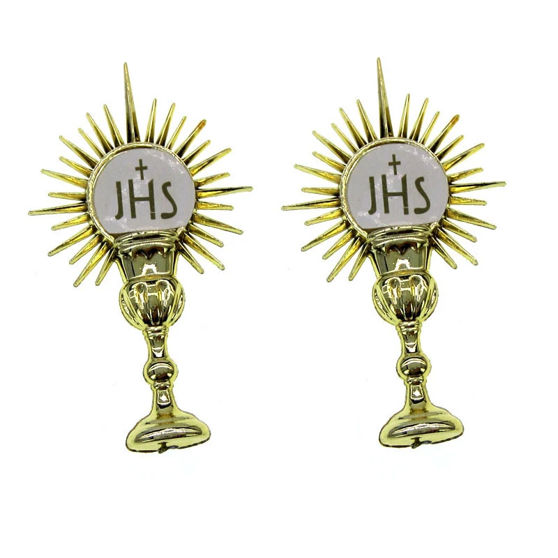 12pcs Mini First Communion Favor Gold Holy Sacrament Baptism ...
