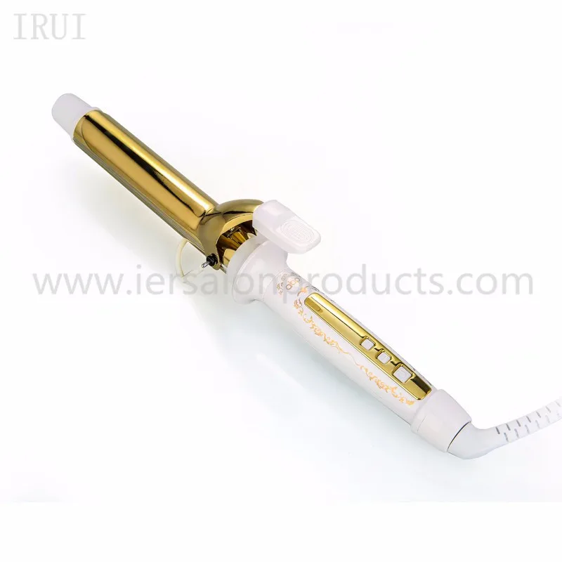 Professional Hair Curler 25 30mm Curl Iron Gold Hair Curling Iron ...