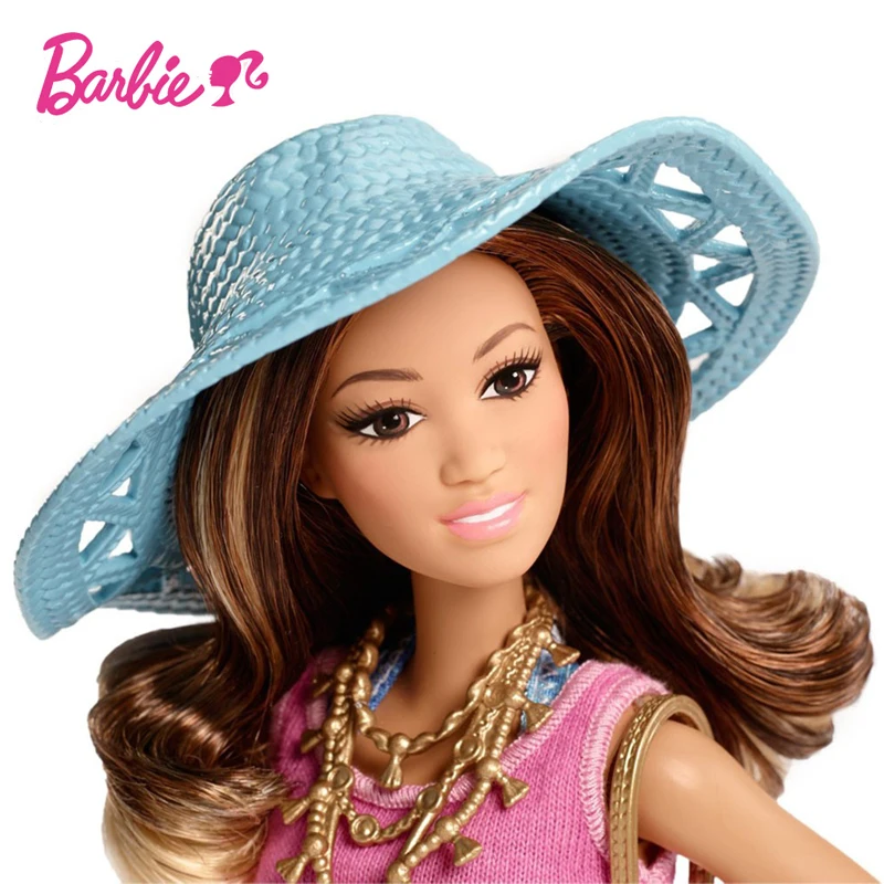 Original Barbie Doll Resort Doll Gift Set Swimsuit Dress dolls Boneca ...