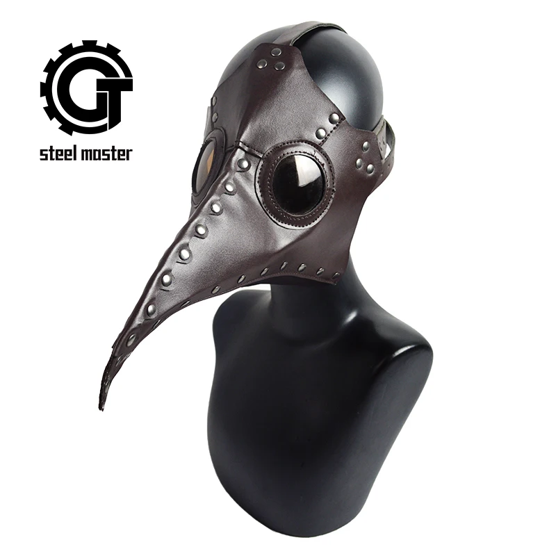 Steel Master Punk Cosplay Doctor Masks Steampunk Men Women Leather ...
