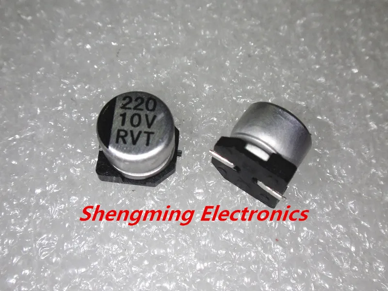 20pcs 220uF 10V SMD chip Aluminum Electrolytic Capacitor 6.3x5.4mm ...