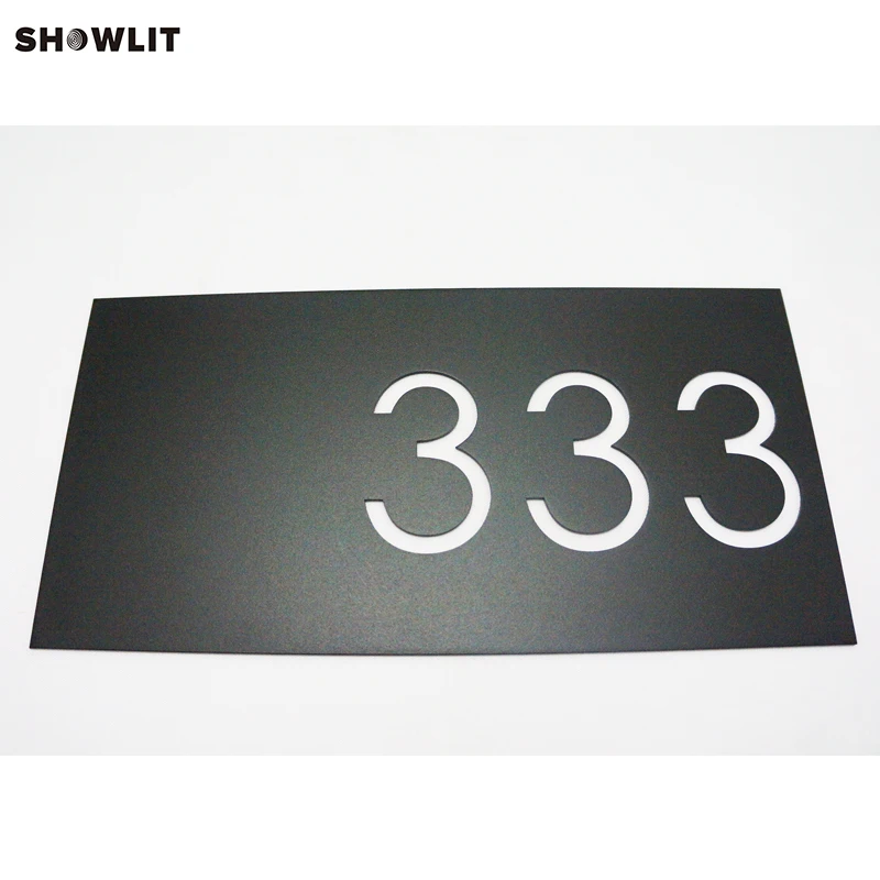 Power Coated Custom Made House Number Address Plate - Door Plates ...