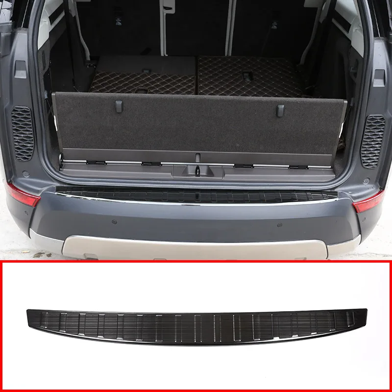 Stainless Steel Outside Rear Door Bumper Protector Sill Scuff Plate ...