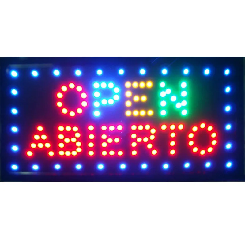 hot-selling-customerized-Animated-LED-OPEN-ABIERTO-signs-19x10-inch-Led ...