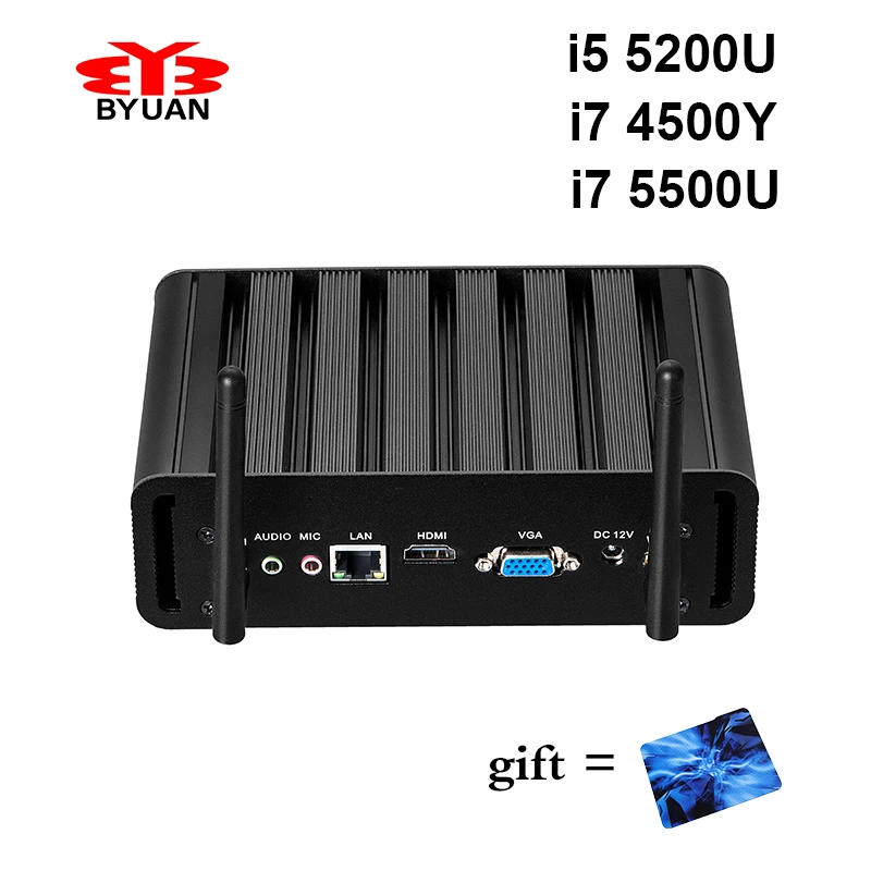 2017 Newest Windows10 Mini pc Skylake Nettop PC Nuc Fanless Computador ...